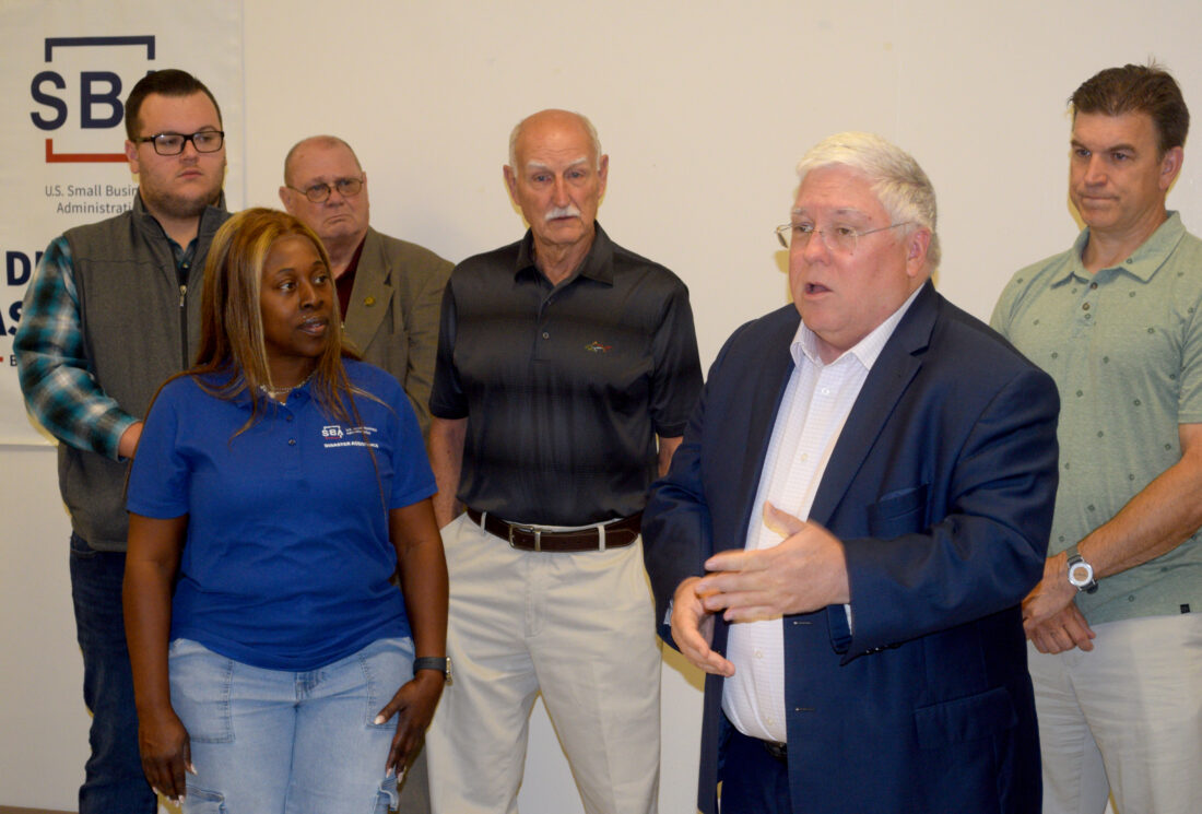 Morrisey Tours Triadelphia Disaster Recovery Center | News, Sports ...